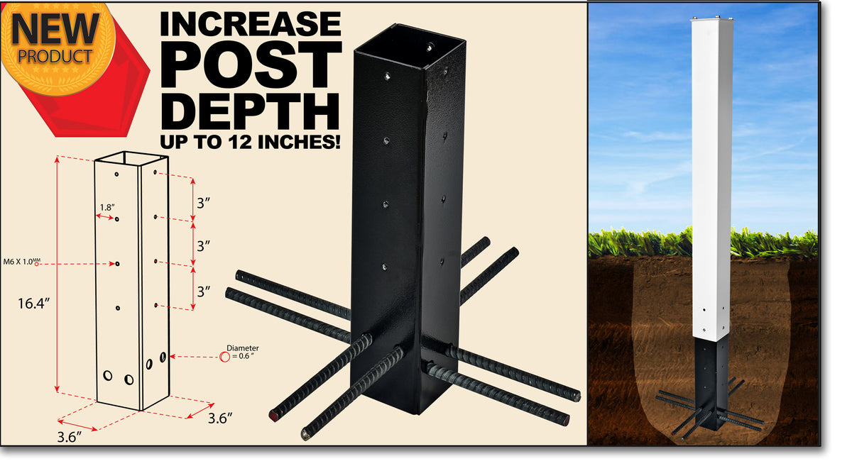 New PRODUCTS! Mailbox post HEIGHT & DEPTH extensions! – Mail Boss